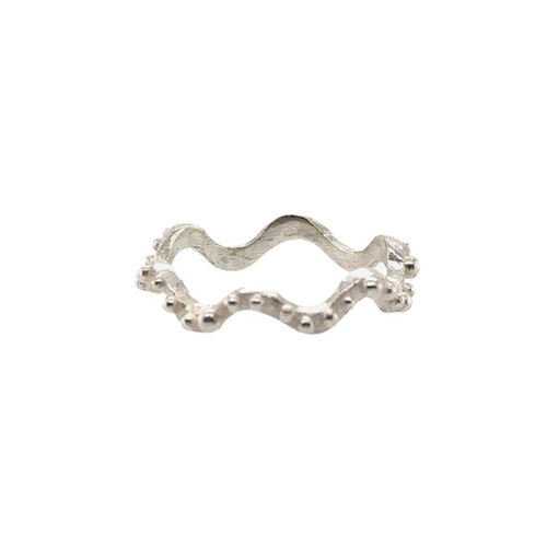 sterling silver 'wavy bumpy' ring | Maxs Jewelry