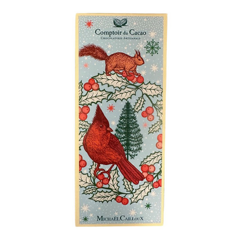 Comptoir du Cacao 'Cardinal & Squirrel' Dark Chocolate Bar | Maxs Jewelry