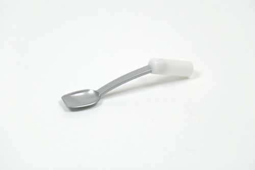 Narrow Flat Front Copolyester Spoon (Silver Plastic) | Neater Solutions Ltd
