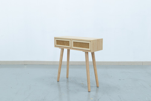 Elizabeth Solid Ashwood & Cane Console | Adams Furniture