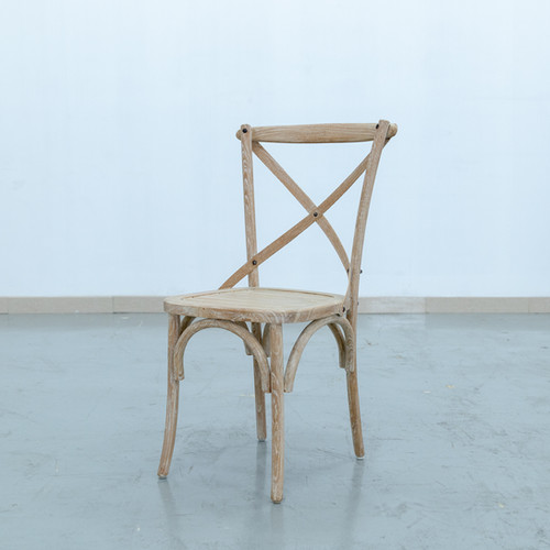 White Washed Cross Back Chair | Adams Furniture