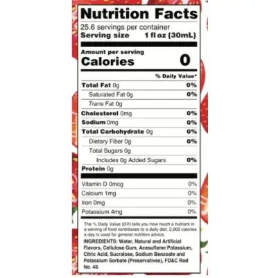 Strawberry Skinny Syrup | EVN