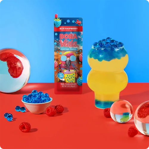 Blue Raspberry - Popping Boba Bead Drink flavoring | EVN