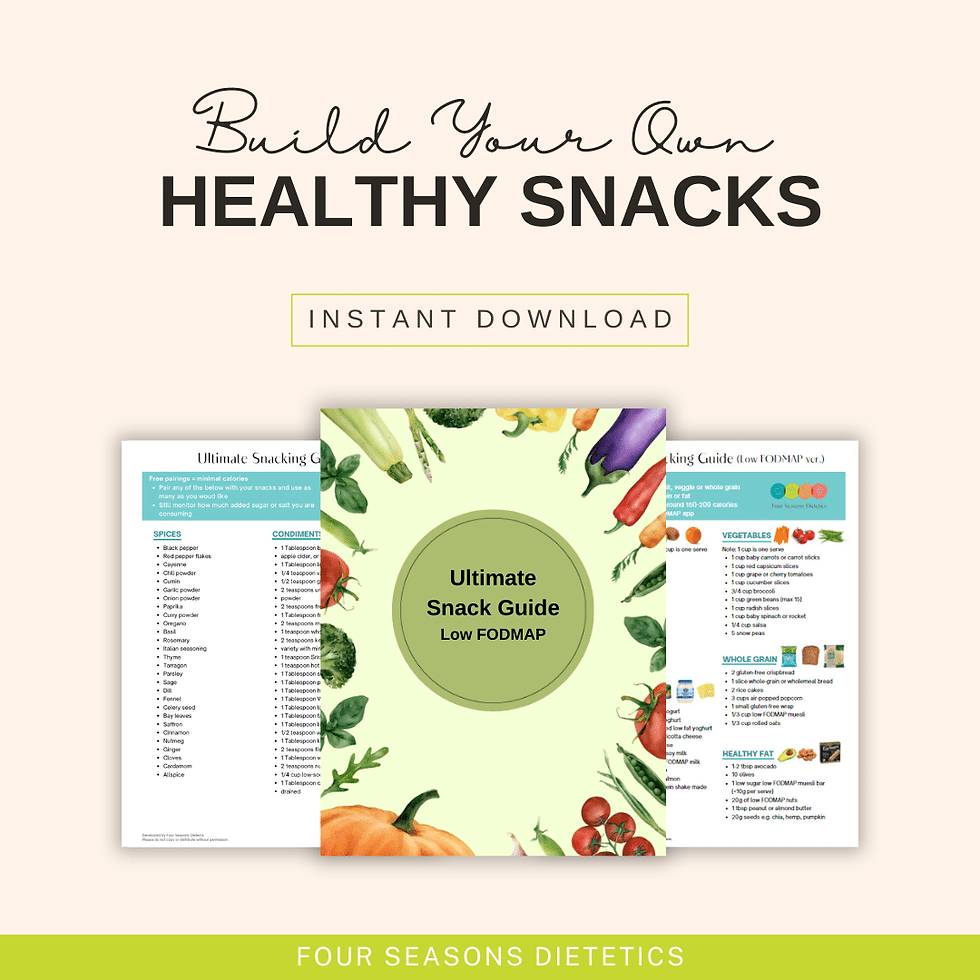 DIY FODMAP Friendly Snack Guide FourSeasonsDietetics diy-fodmap-friendly-snack-guide-fourseasonsdietetics