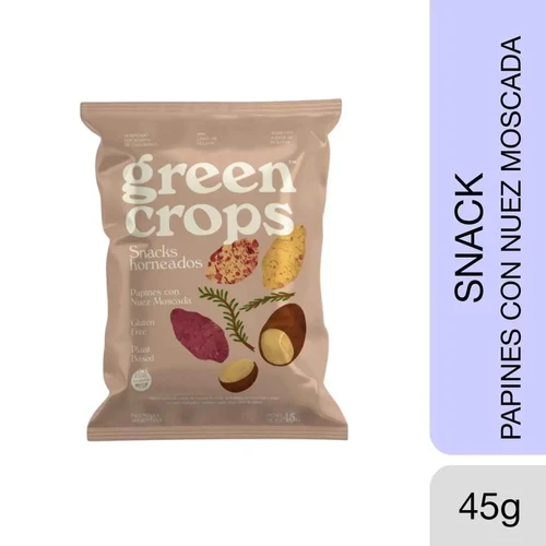 Snacks Horneados Papines con Nuez Moscada - Green Crops 45gr | Küne