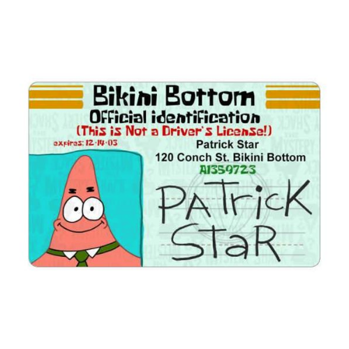 Patrick Star Identification | ARTIS.PERU