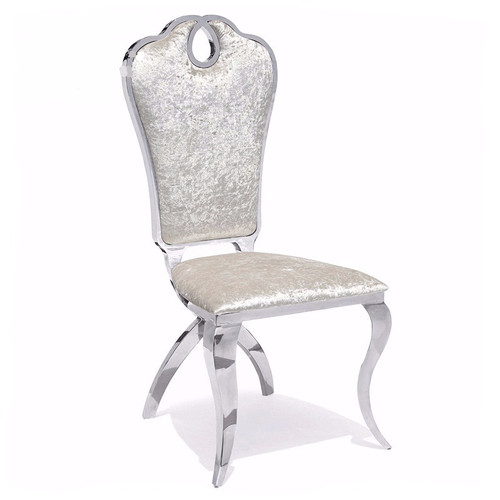 Luxury Stainless Chair (Crown Design) | bnmchair