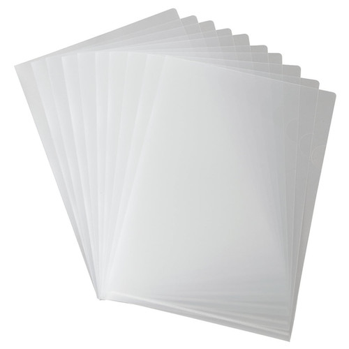 PP Clear L-Type Folder - A4, 10 pieces | MUJI Philippines