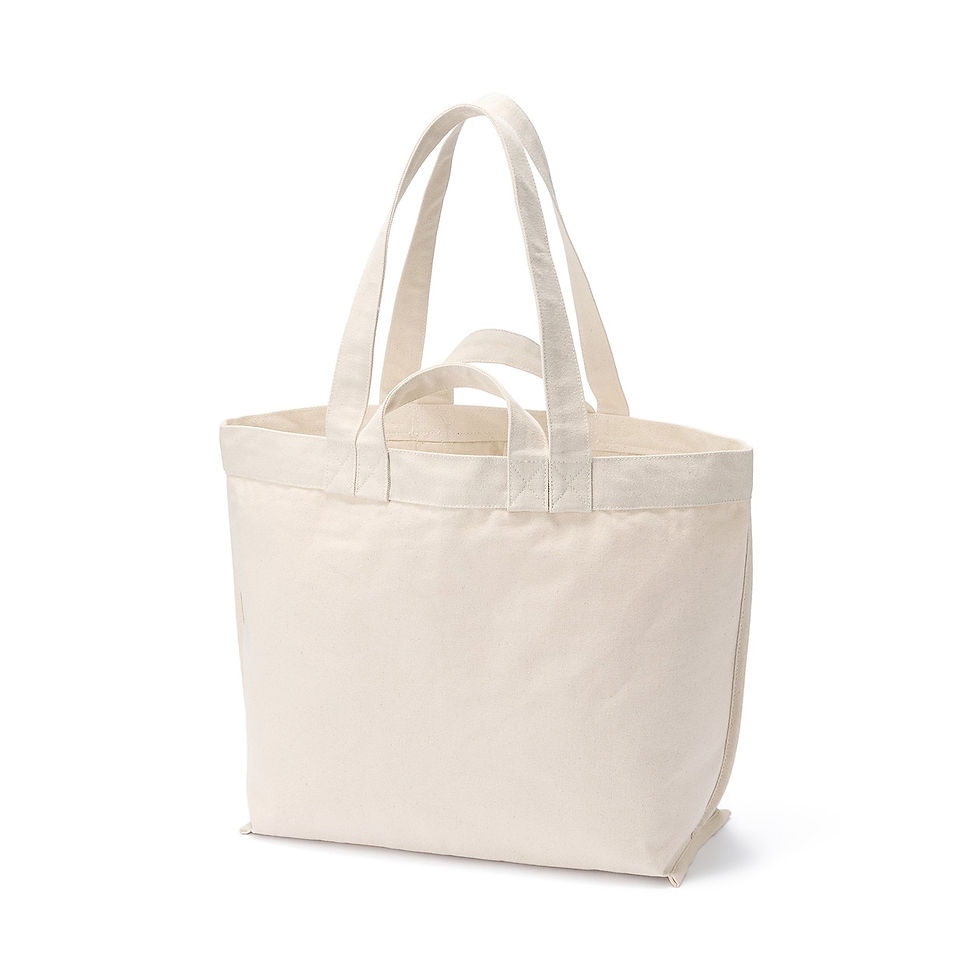 Canvas Double Handle Tote Bag | MUJI Philippines