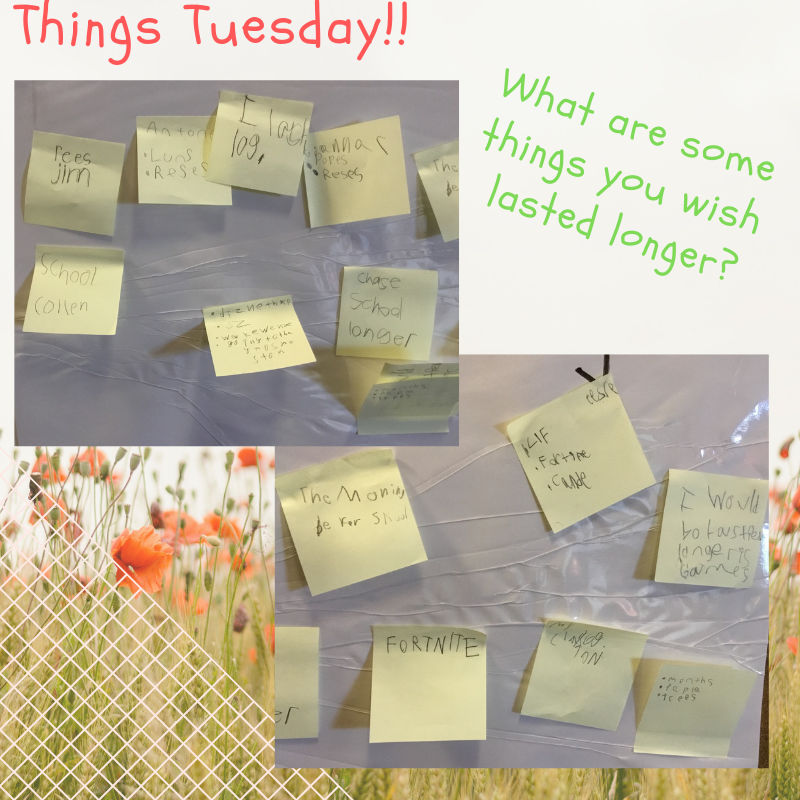 Tuesday Prompts for Students