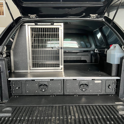 Single Hunter Dog Box Gate Pick Up System | Animal Transit Boxes