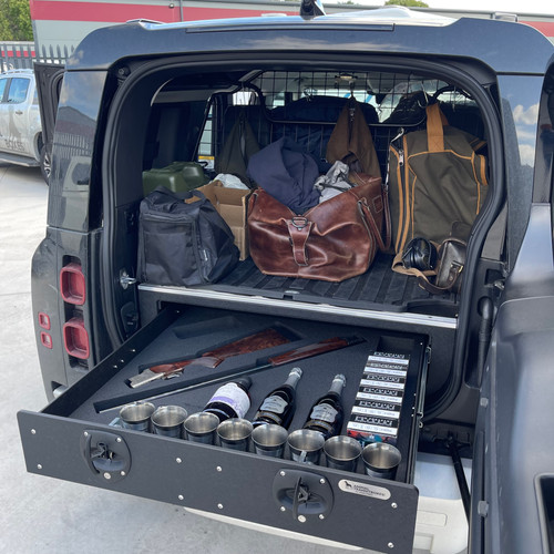 Defender 110 Vehicle Storage Drawers | Animal Transit Boxes