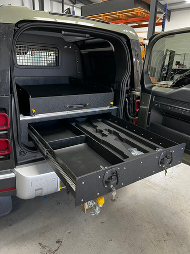 Defender 110 Commercial Drawer Unit and Sliding Platform | Animal ...