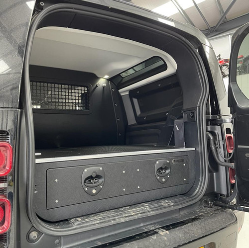 Defender 90 Commercial Vehicle Storage Drawers | Animal Transit Boxes