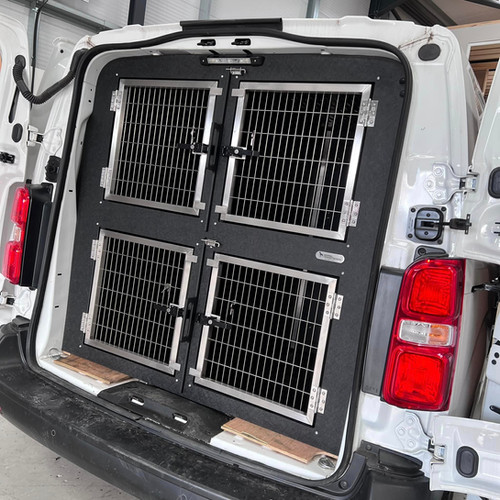 Dog Van Conversion 4 Compartment 2 Up 2 Down System | Animal Transit Boxes