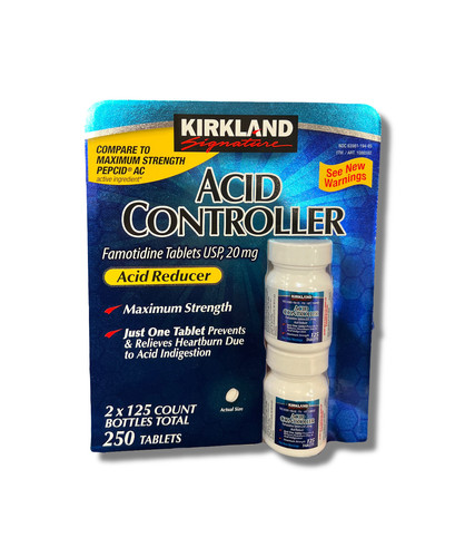 Kirkland Signature Acid Controller 20 mg Tablets, 250 count | Slopeside