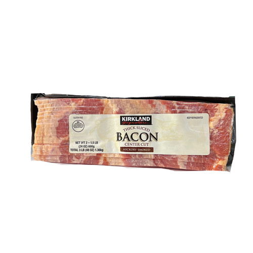 Kirkland Signature Thick Sliced Bacon, 2 x 1.5 lbs | Slopeside