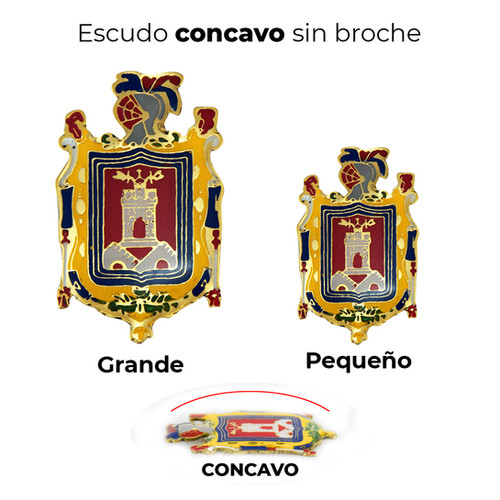 Escudo de Quito sin broche | Trofeos Castro