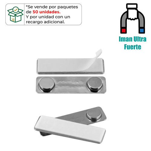 Broche magnético con adhesivo | Grabados Castro