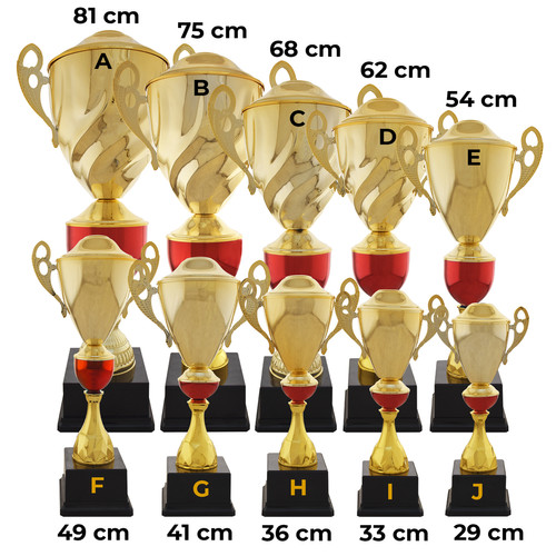 Trofeo Everest rojo | Trofeos Castro