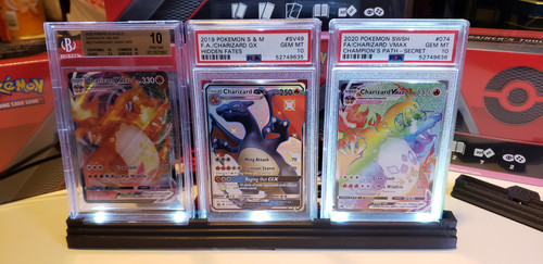 R3D Slabstands - 3 card universal - PSA, BGS, Raw | R3D