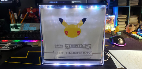 "Target ETB Case" LED lid & flat base -Single Color Version | R3D