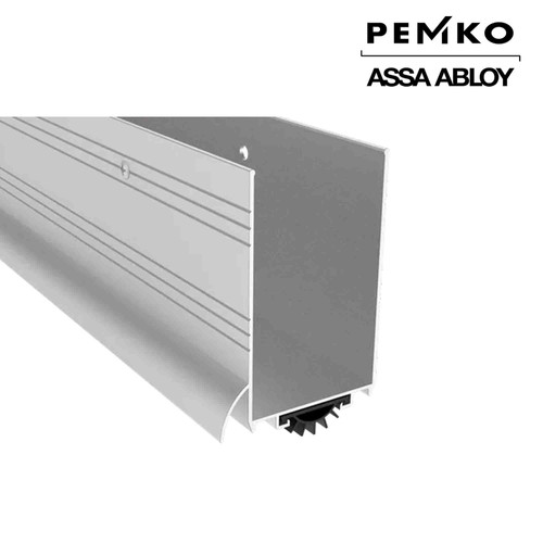 Pemko 2211 Door Shoe Sweep, U Shaped, Aluminum with Rain Drip and 3 ...