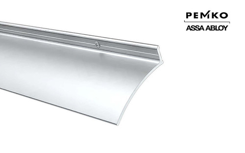 Pemko 346C Overhead Rain Drip Guard,Clear Anodized Aluminum ...
