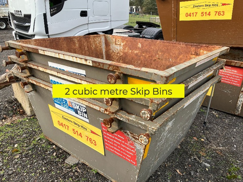 2m³ Concrete Soil Skip Bins & Mini Skips | Eastern Skip Hire Melbourne