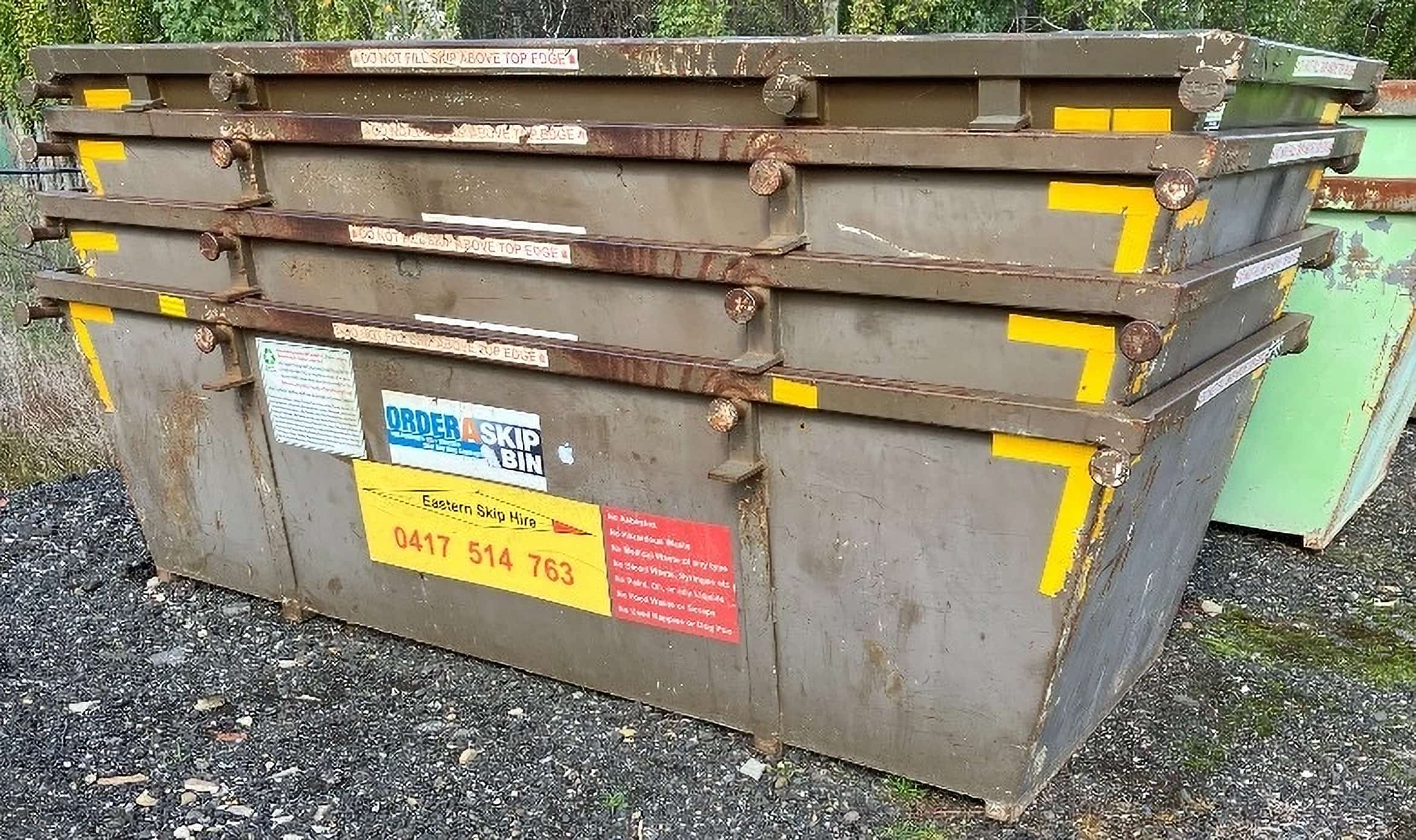 Skip Bins for Builders General Waste | Eastern Skip Hire Store