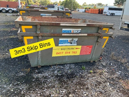 3m³ Soil Concrete Skip Bins - Mini Skips Melbourne | Eastern Skip Hire