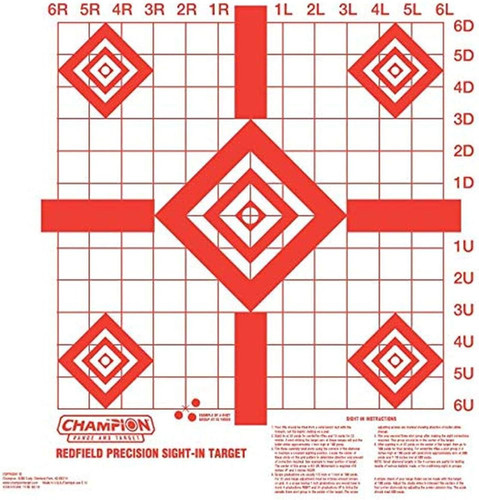 Redfield style sight-in target | Premier Services