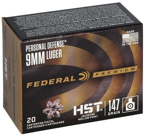 9mm Federal HST, 147 grain | Premier Services