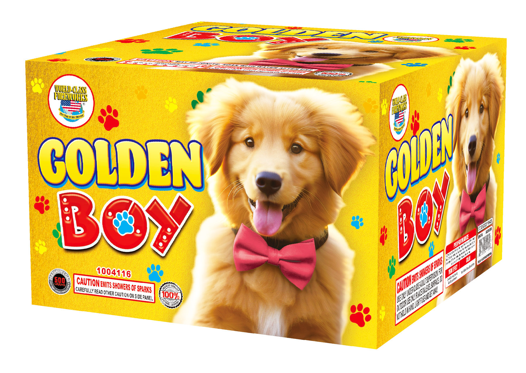 Buy Golden Boy Fireworks Fountain/Mine Cake - 500 Grams Online