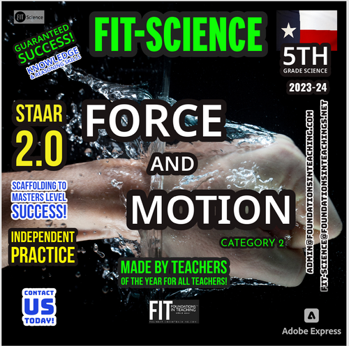 5th Grade Science ALL TEKS Cat 2 Matter & Energy Independent Practice ...