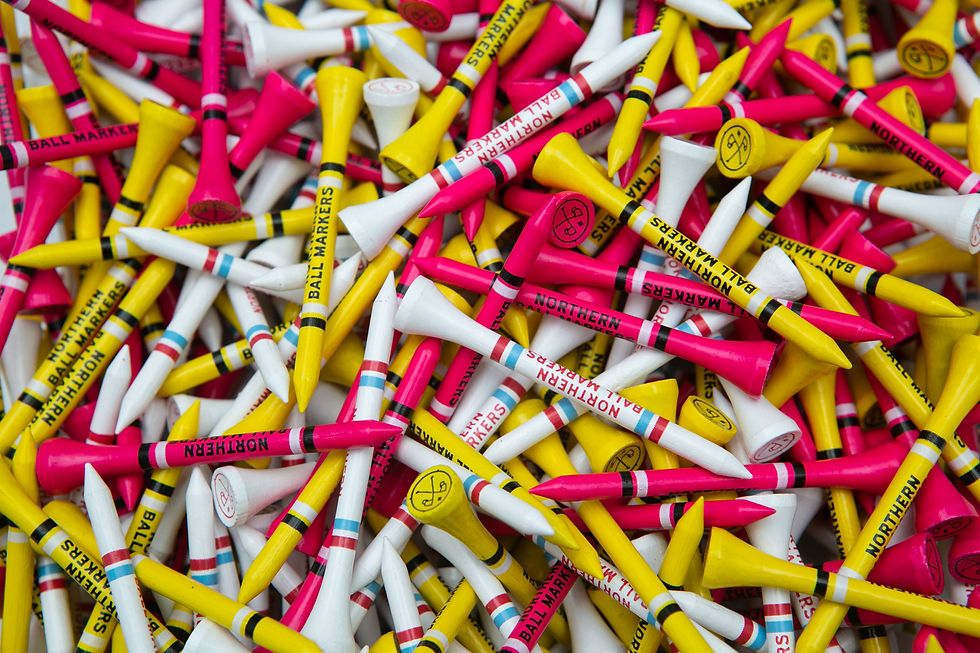 NBM Golf Tees // Multi-colour pack | Northern BallMarkers