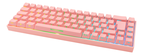 WK95R Wireless 65% keyboard, Nordic Layout, white/RGB | DELTACO GAMING