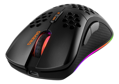 DM220 Wireless lightweight RGB gaming mouse, black | DELTACO GAMING