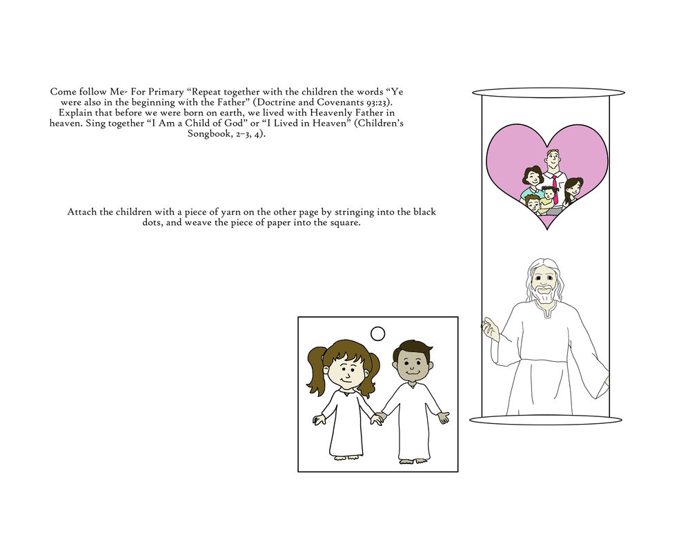 Come Follow Me- For Primary, D&C 93, August 23-29, Free LDS Primary ...