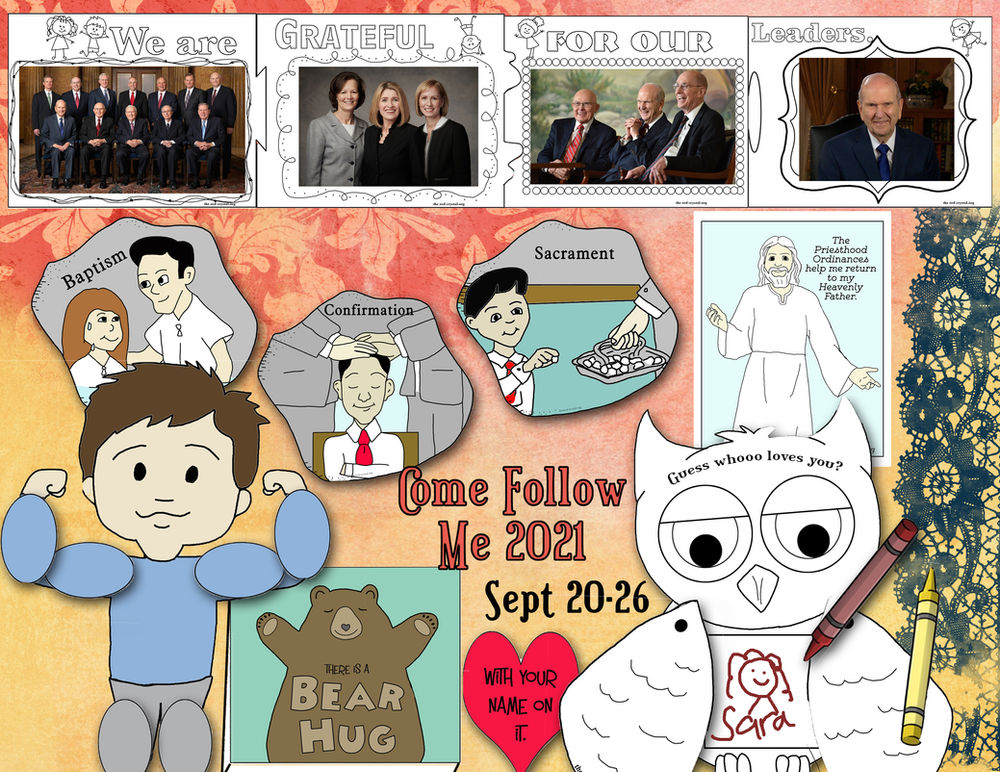Come follow me- for Primary, D&C 106-108, Sept. 20-26, Free LDS primary ...