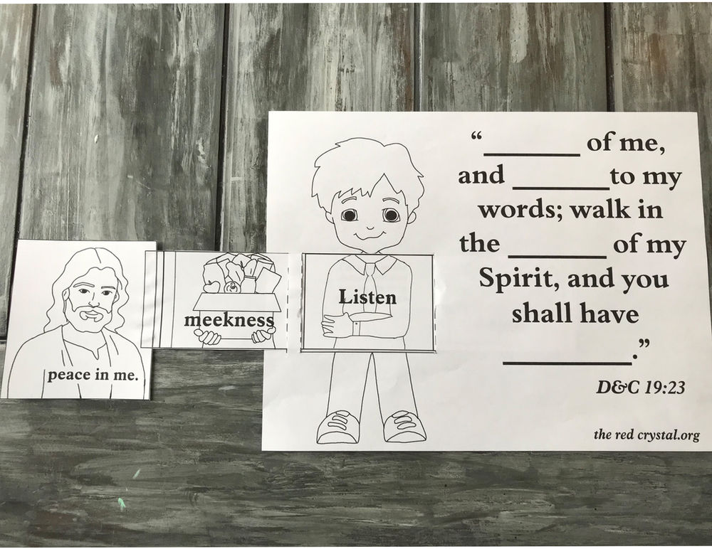 Come Follow Me- For Primary, Feb 22-28, 2021, D&C 18-19, Free LDS ...