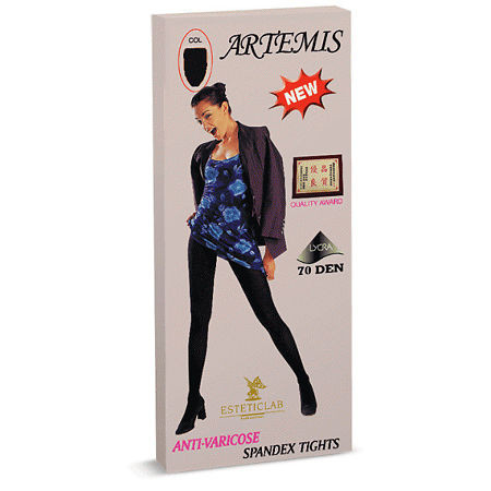 Колготки Артемис, 70 ден, черные | Tevaherb