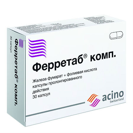 Ферретаб комп., капсулы, 30 шт. | Tevaherb