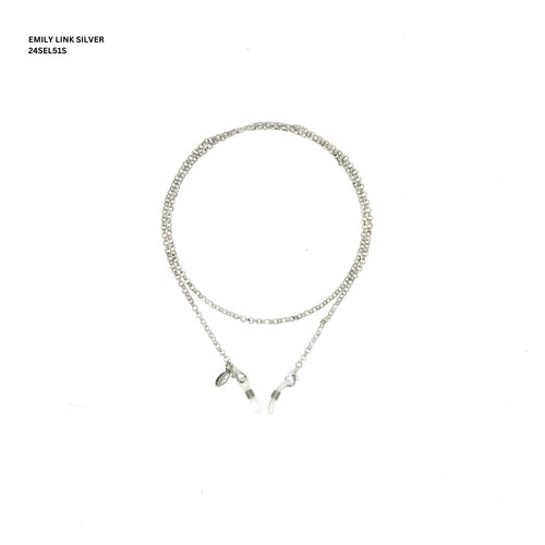 EMILY LINK SILVER EYEWEAR CHAINS | Sichri Eyewear Strap