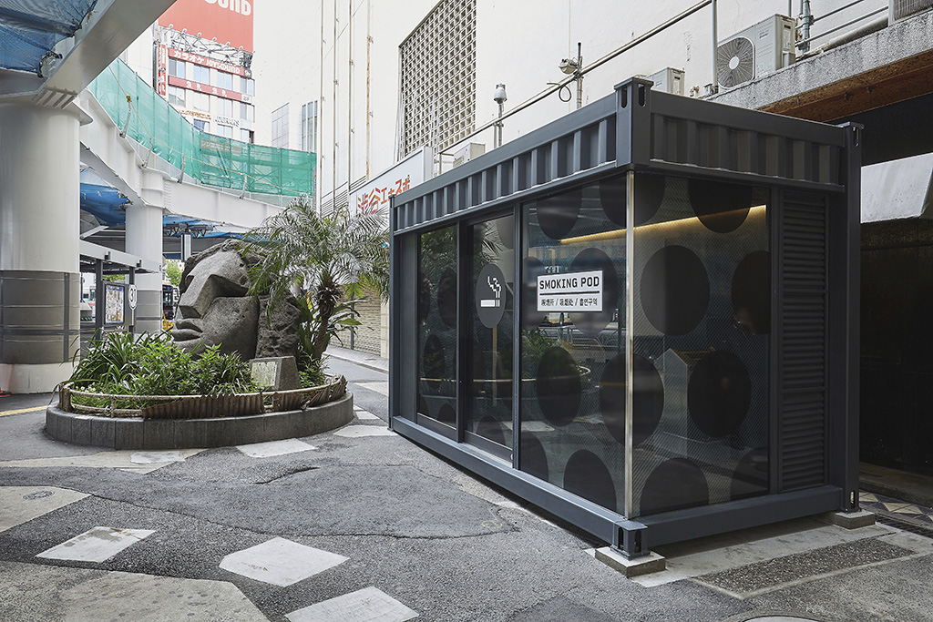 Shibuya Smoking Pod | yasutakayoshimura