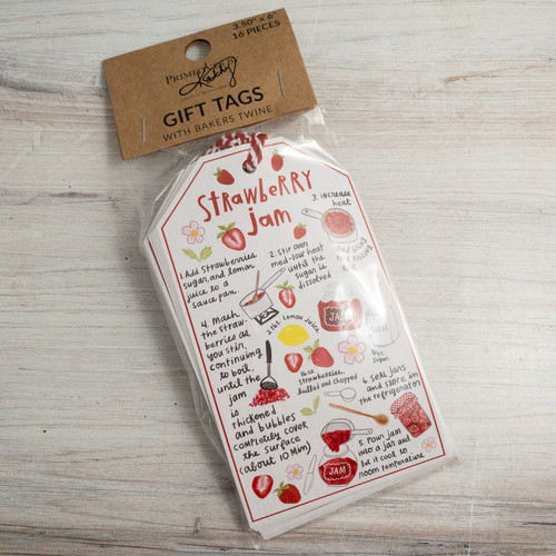 Strawberry Jam Recipe Gift Tags | Sugar Maple