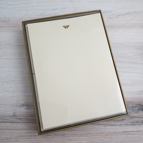 Gold Butterfly Stationary Set | Sugar Maple