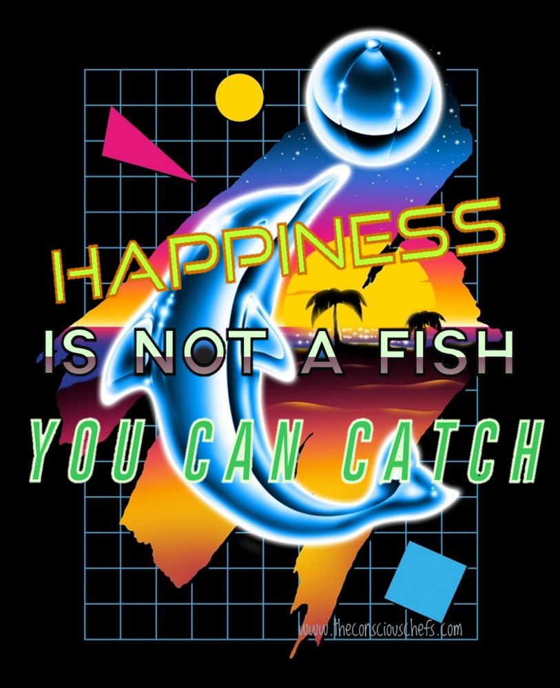 Happiness is not a fish you can catch