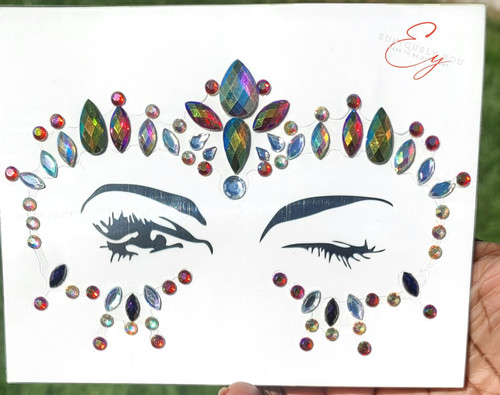 Crystal Face Body Jewel Stickers | Euniquely You