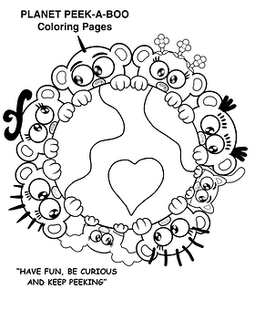 click clack boo coloring page